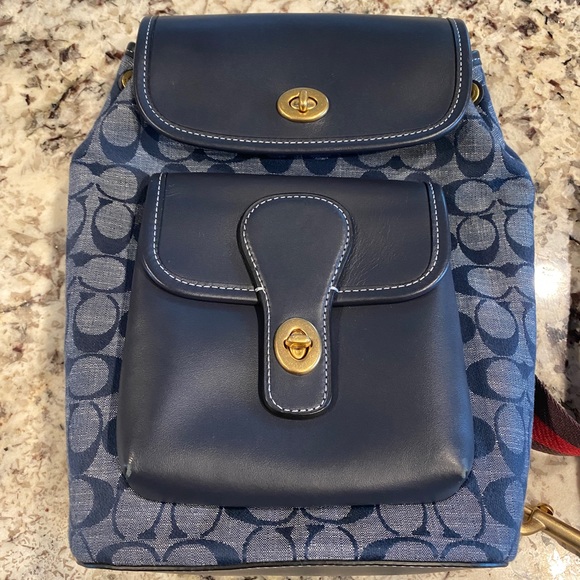 Coach | Bags | Coach Heritage Pack In Chambray | Poshmark